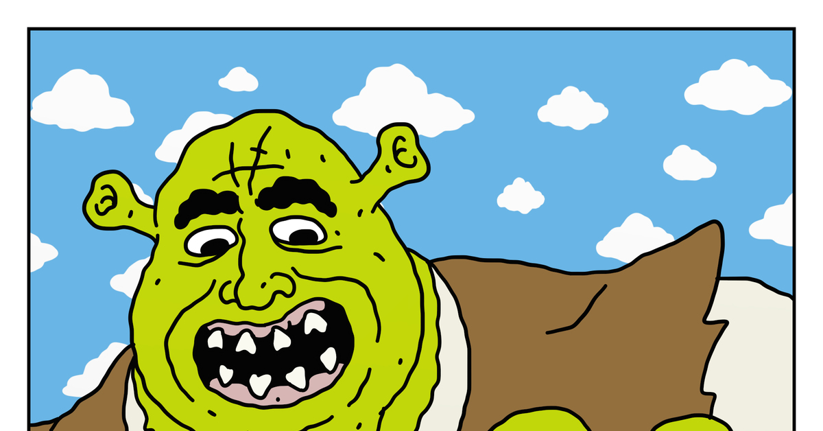 Attack on Shrek | Пикабу