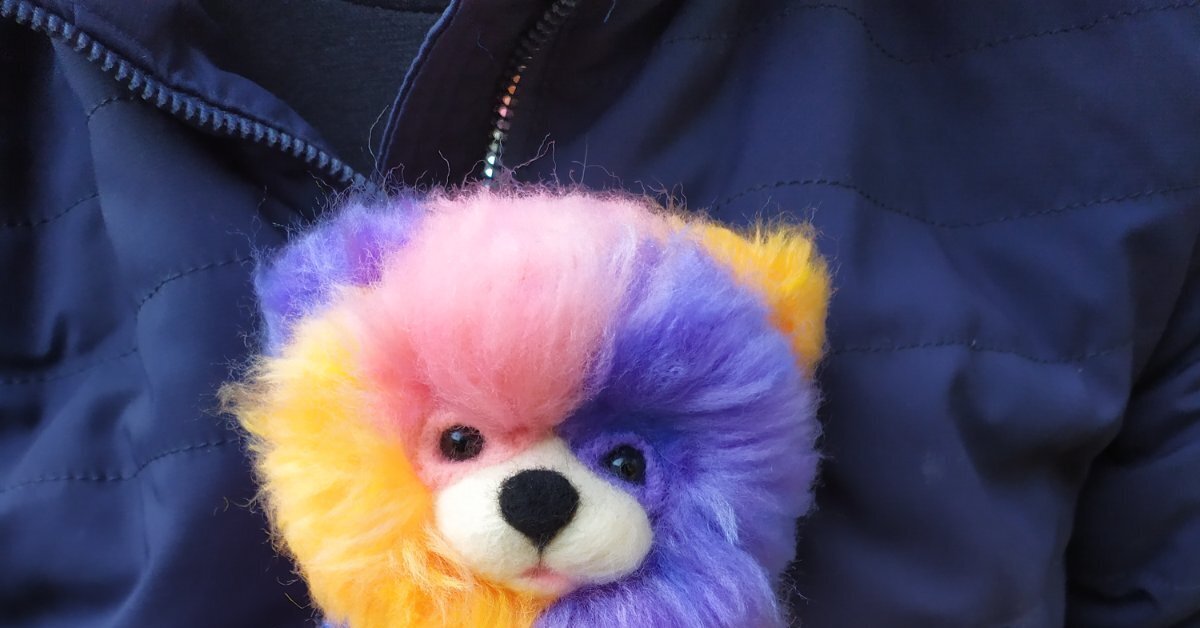 Радужный медведь | Пикабу