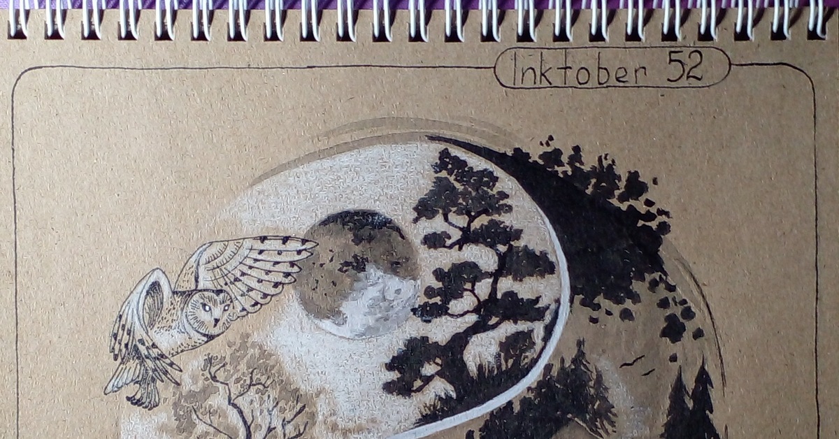 Inktober 52. Week 26 "AWARE" | Пикабу