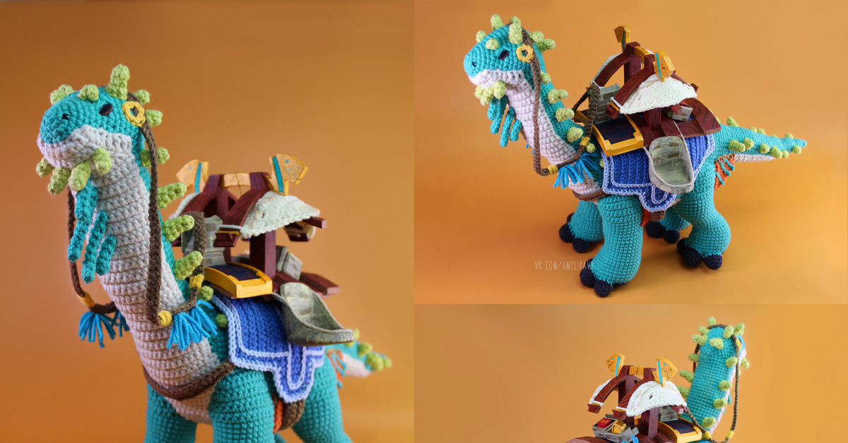 Большой и плюшевый Брутозавр | Пикабу