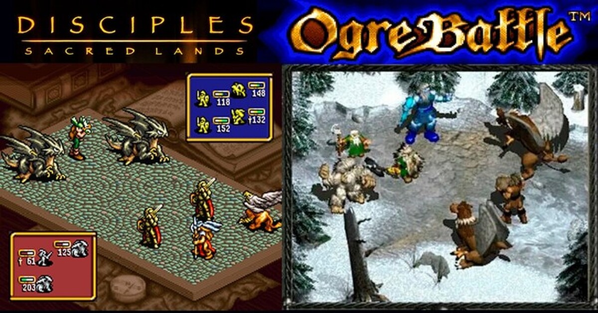 Источник вдохновения Disciples Sacred Lands - Ogre Battle | Пикабу