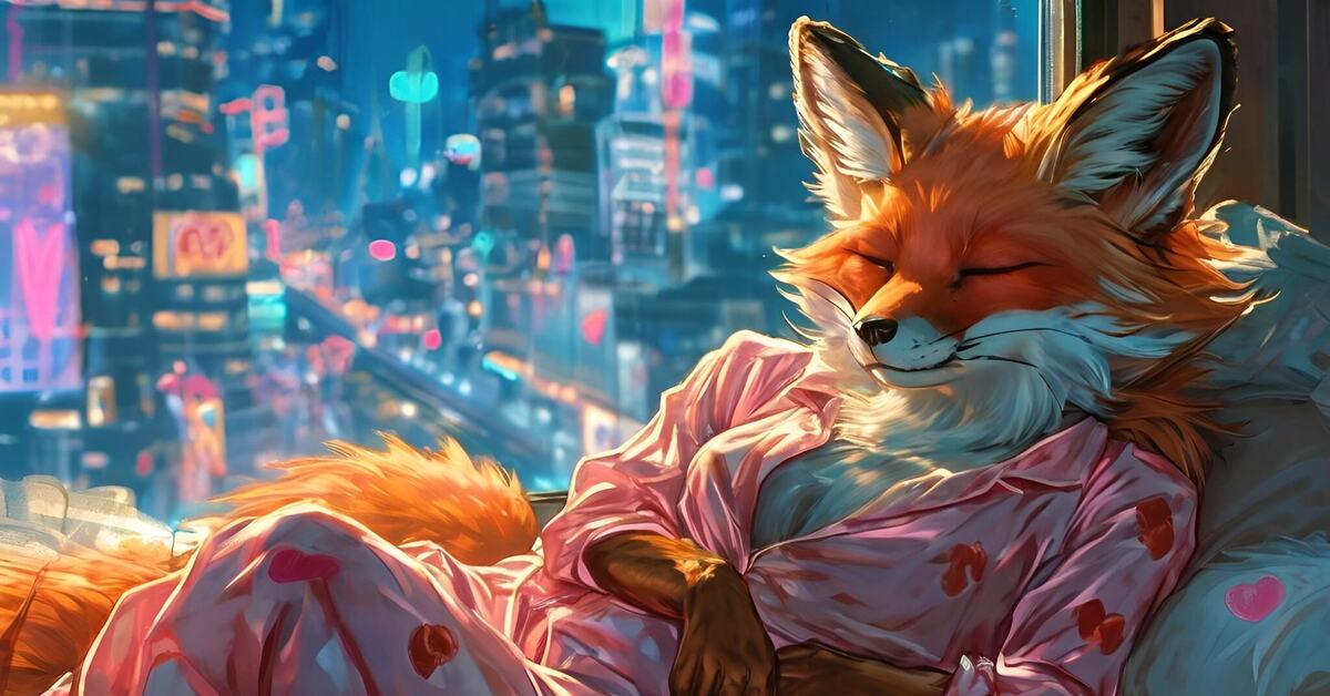 Фурри арт от Wolfmks #95 мой новый персонаж в Киберпанке | Пикабу