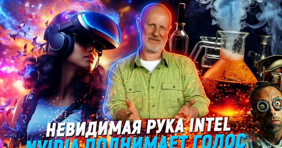 Кризис Intel, VR-леденец, спиртовые гонки, новые голоса нейросетей | В ...