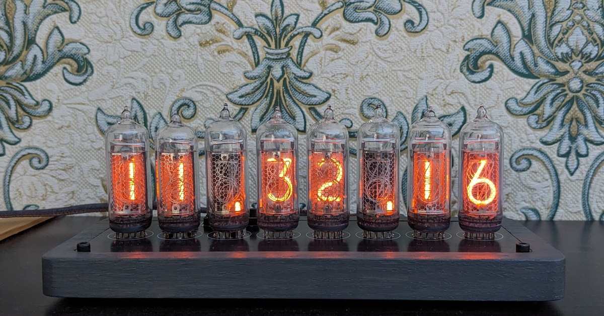 Часы Nixie clock Divergence meter - 14.12.24 16:30 | Пикабу