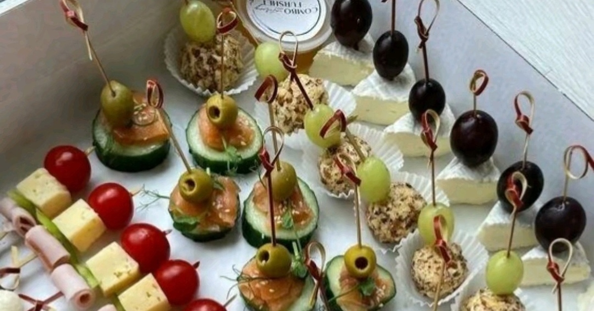 Идеи для канапе на Новогодний стол | Пикабу