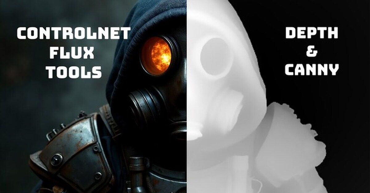 ControlNet Flux Tools | Flux Canny | Flux Depth | Пикабу