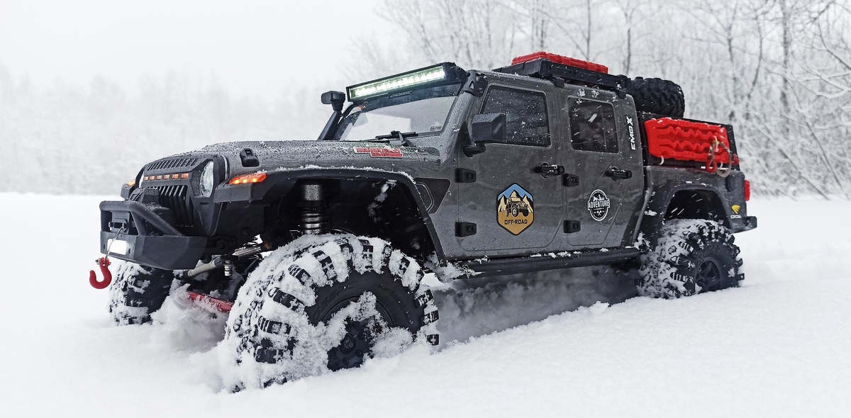 Snow Rage Jeep Gladiator 4x4 Adventure Now Crossrc EMO X4 | Пикабу