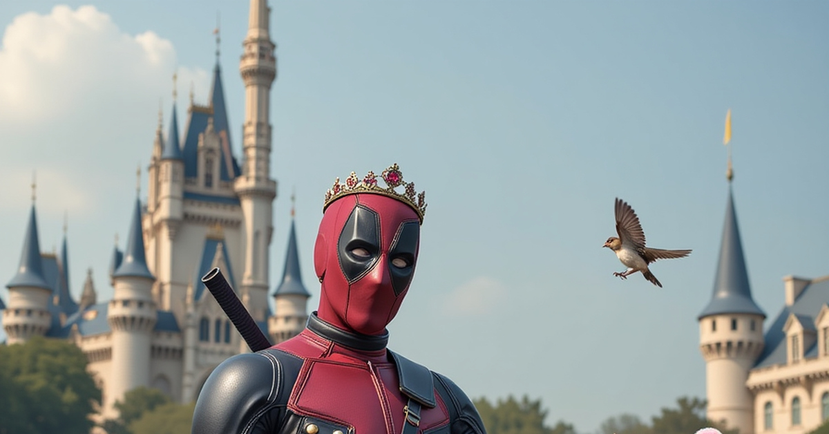 Deadpool Disney Princess | Пикабу