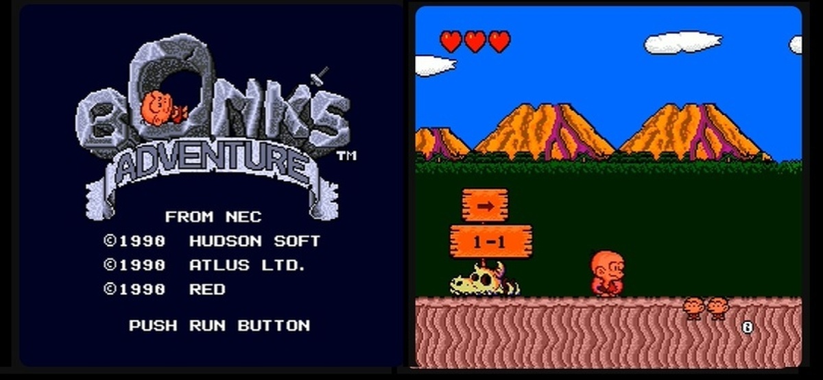 Bonk's Adventure - PC Engine Game | Пикабу