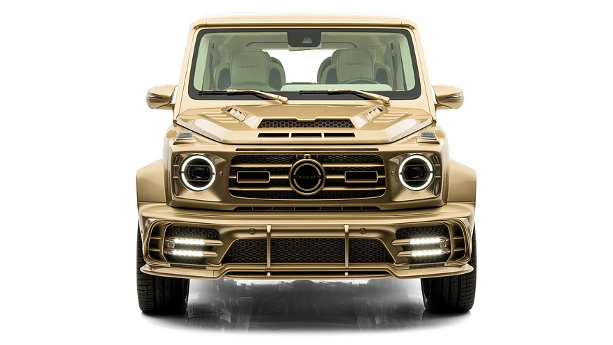 Золотой кирпич: уникальный удлинённый «гелик» от Mansory с 900-сильным ...