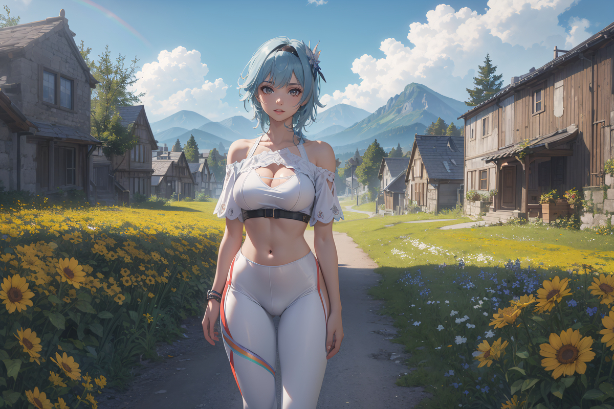 Утро в подсолнухах | Пикабу