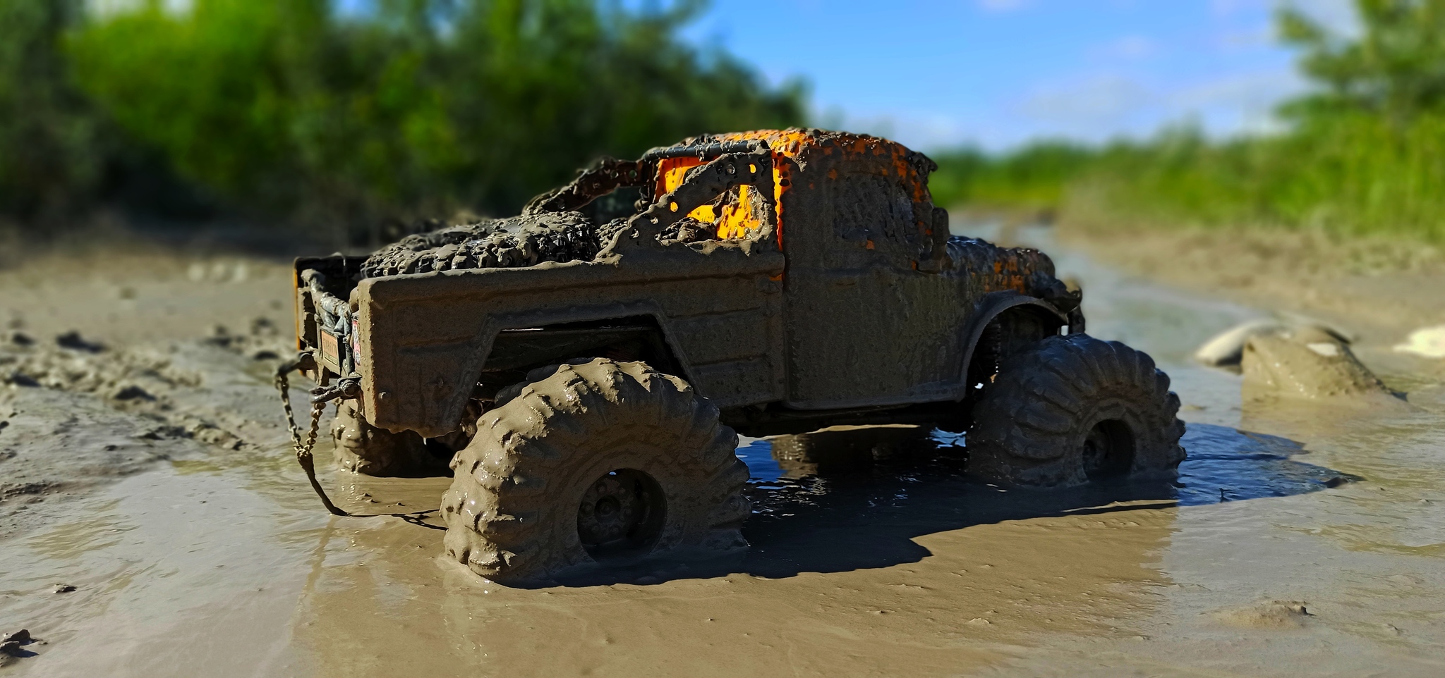 RC Dodge Power Wagon Mudding Compilation Off Road 4x4 Scale Life Hobby ...