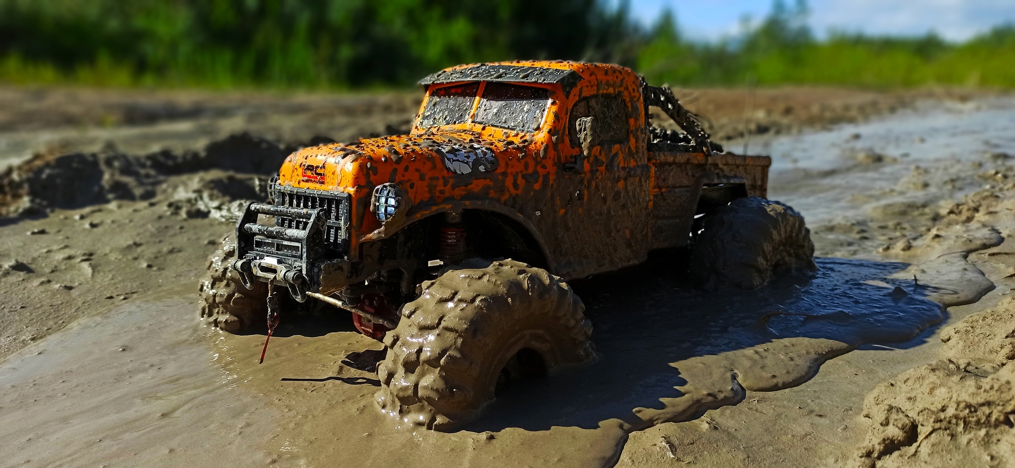RC Dodge Power Wagon Mudding Compilation Off Road 4x4 Scale Life Hobby ...