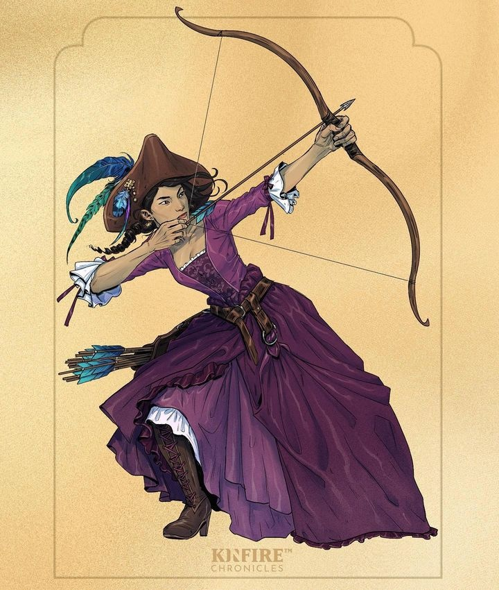 Персонажи настольной игры Kinfire Chronicles от художника Ron Koza | Пикабу