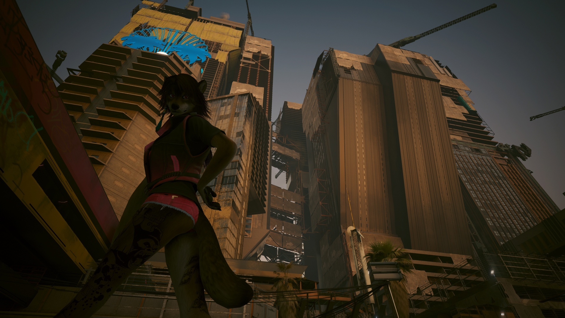 Фурри в Cyberpunk 2077 #11 Female Biosculpted Exotics Mod | Пикабу