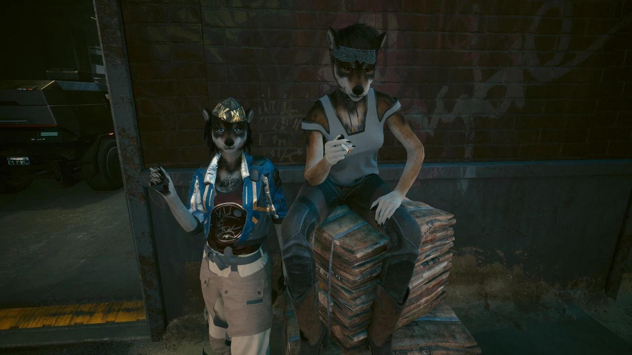 Фурри в Cyberpunk 2077 #15 Female Biosculpted Exotics Mod | Пикабу