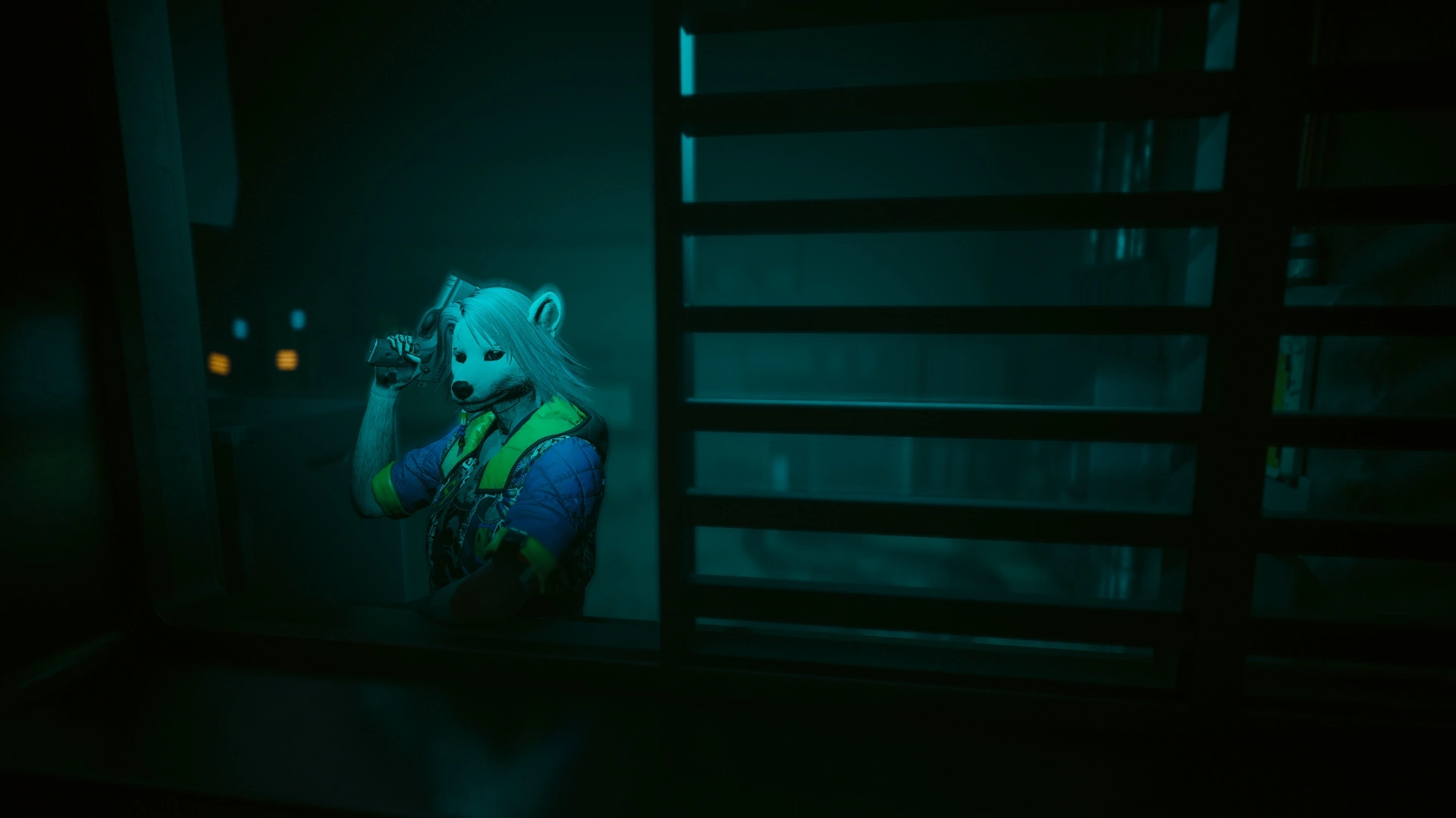 Фурри в Cyberpunk 2077 #16 Female Biosculpted Exotics Mod + white wolf ...