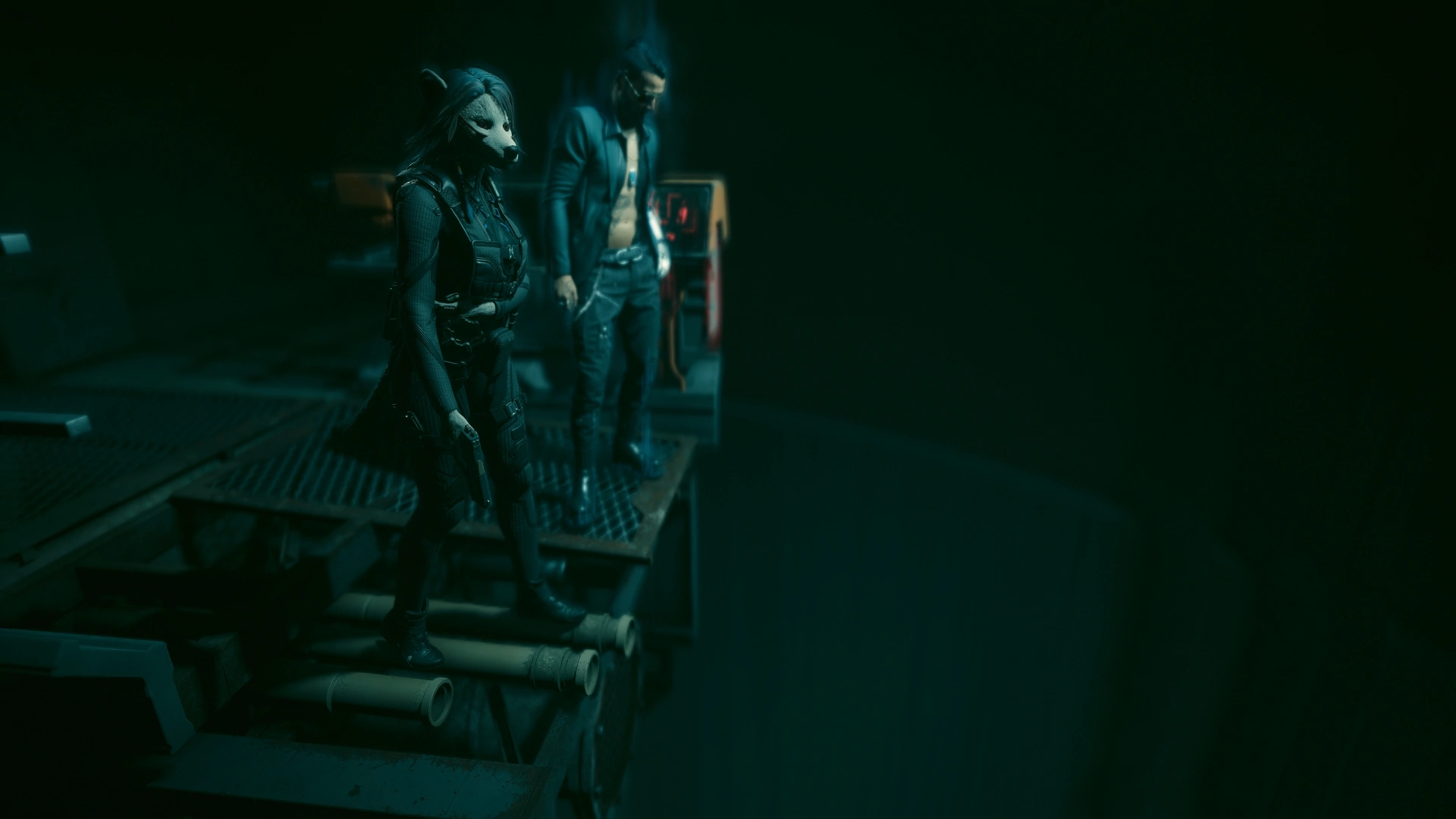 Фурри в Cyberpunk 2077 #16 Female Biosculpted Exotics Mod + white wolf ...