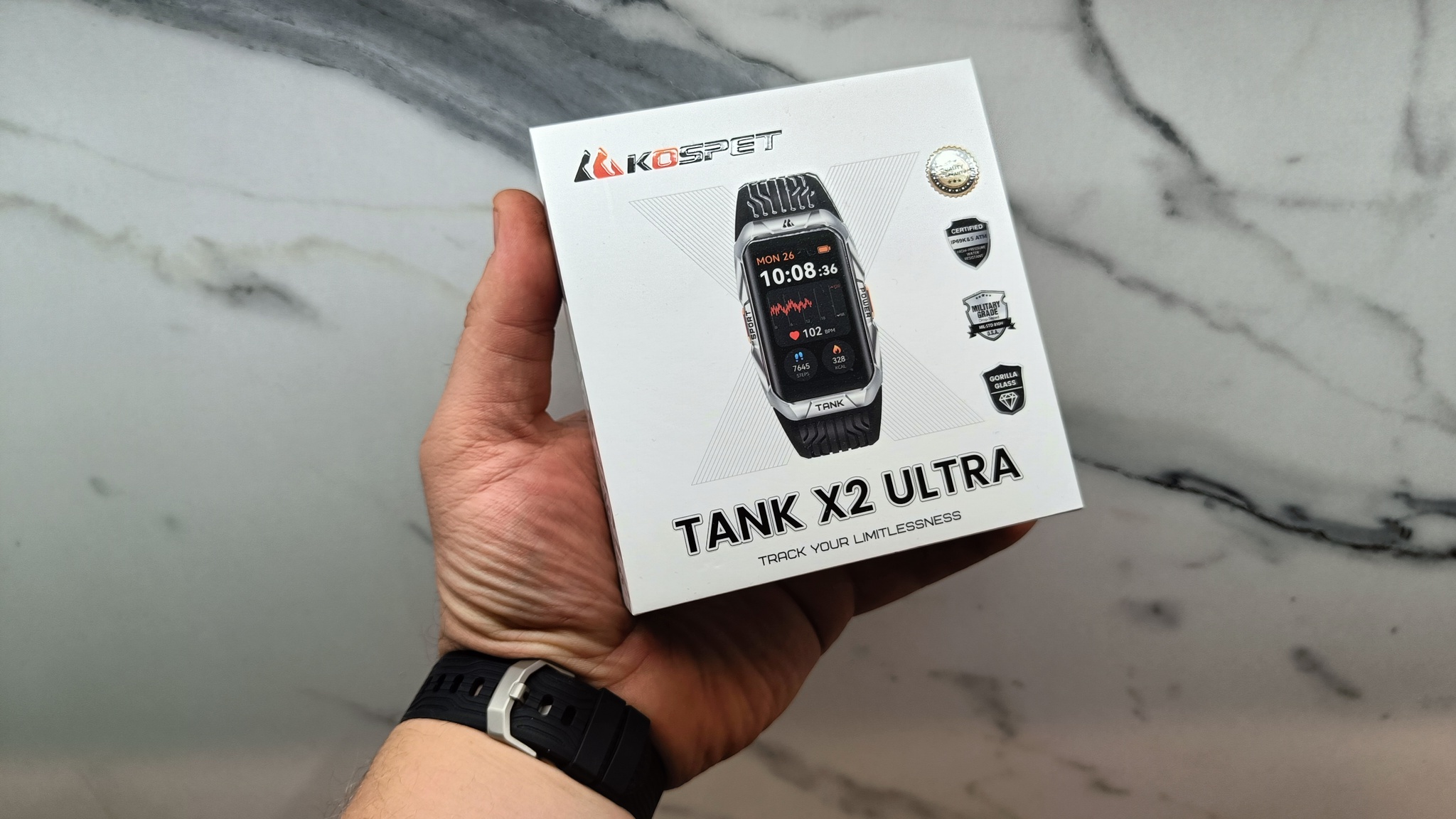 Знакомимся с новинкой от Kospet. Мой новый Tank X2 Ultra с GPS ...