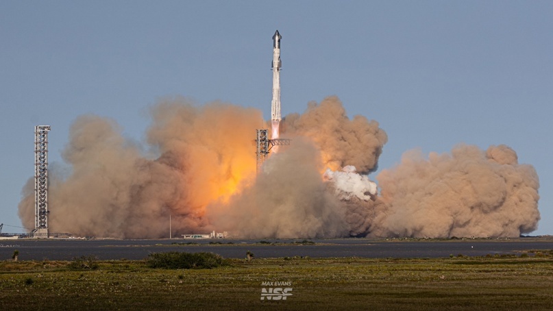 SpaceX посадил Ship 31 в Индийском океане, но отменил «ловлю» ракеты ...