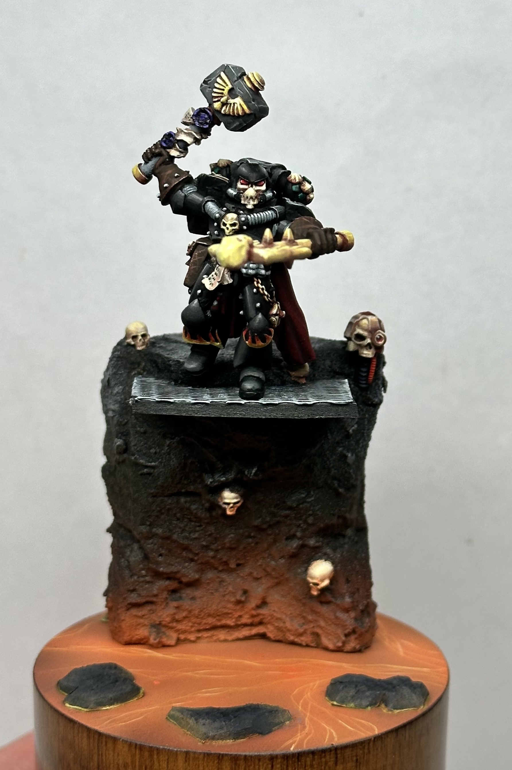 Любительская роспись миниатюр. Warhammer 40 000. Chaplain Xavier | Пикабу