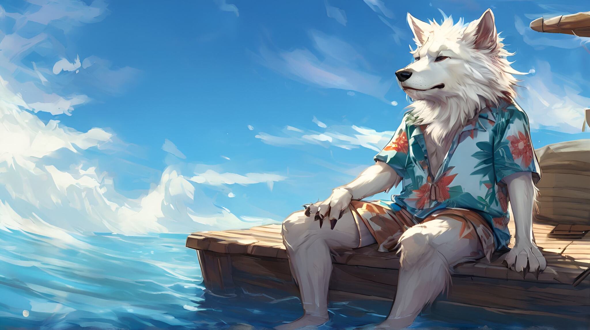 Фурри арт от Wolfmks #544 | Пикабу