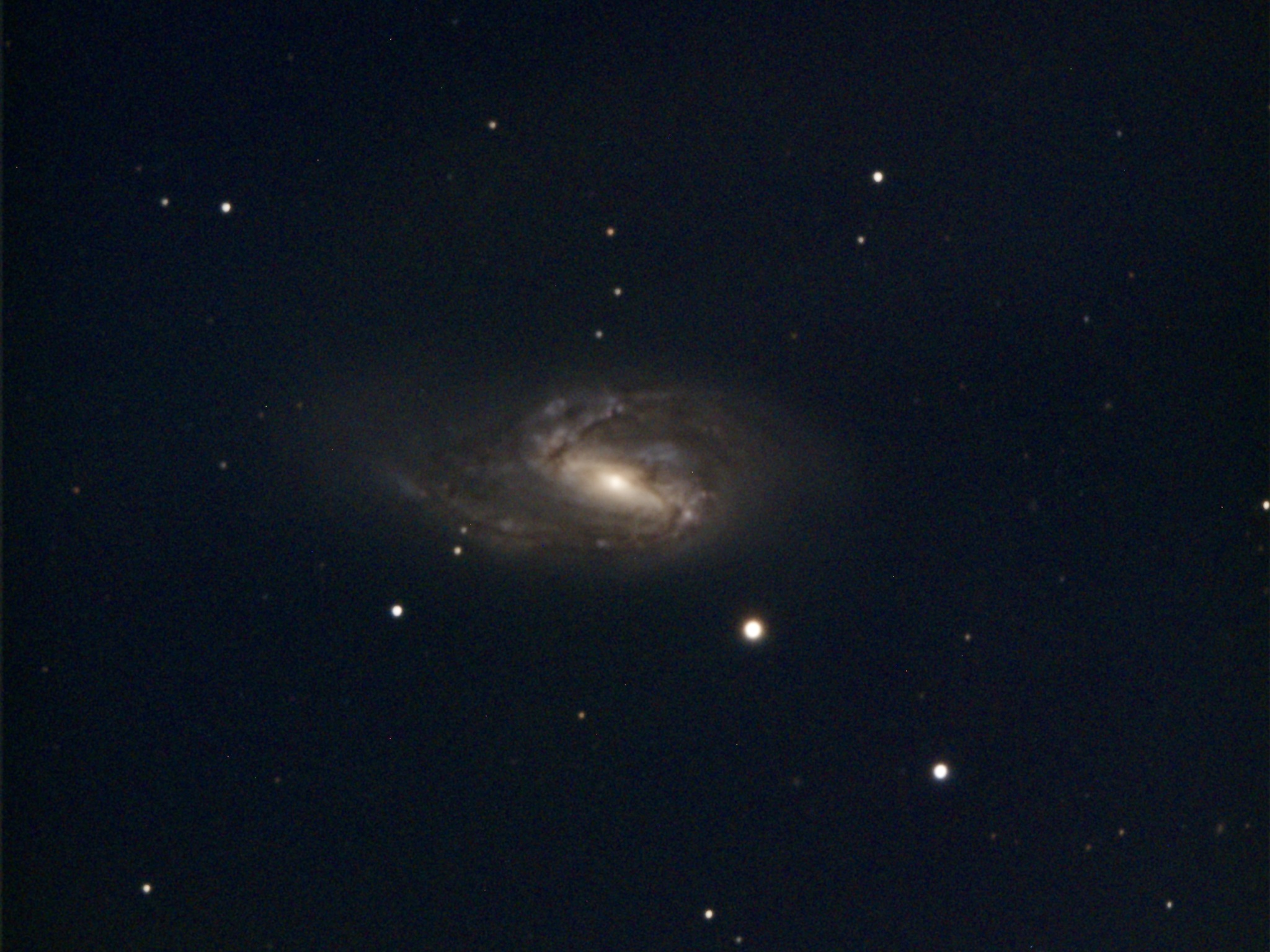 NGC 3627 (M66): Танец звёзд | Пикабу