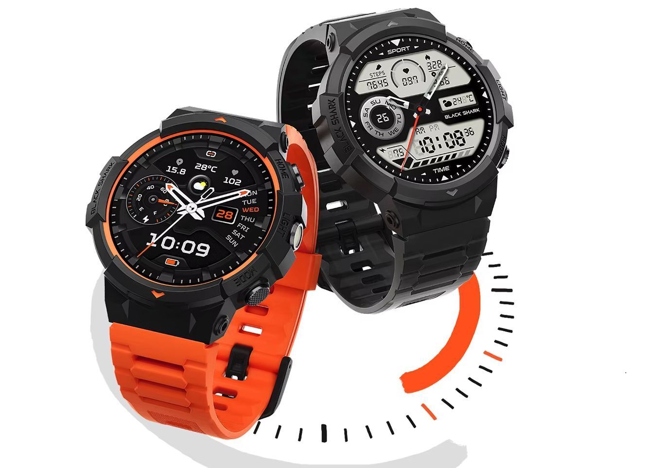 Мировая премьера smart-часов Black Shark GS3 Sport с фонариком | Пикабу