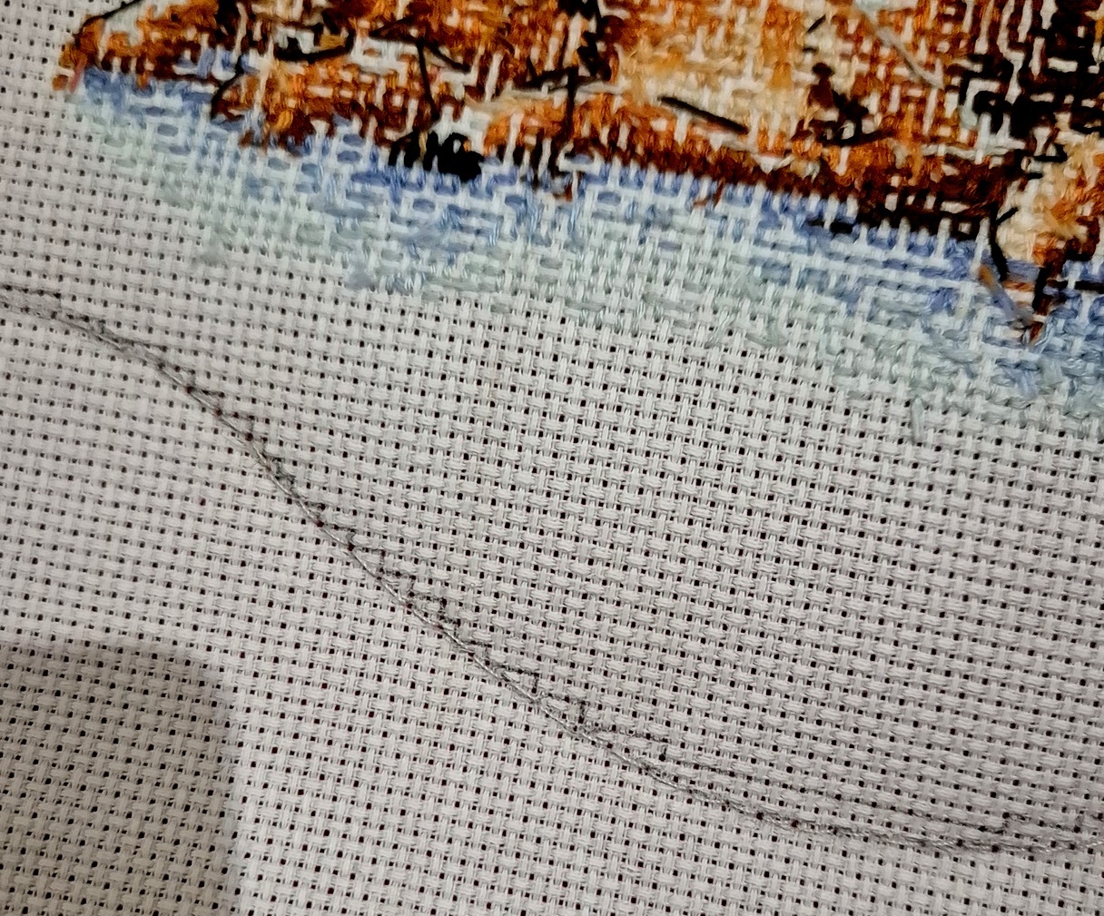 МК по сшиванию вышитого новогоднего сапожка (набор Dimensions - Winter ...