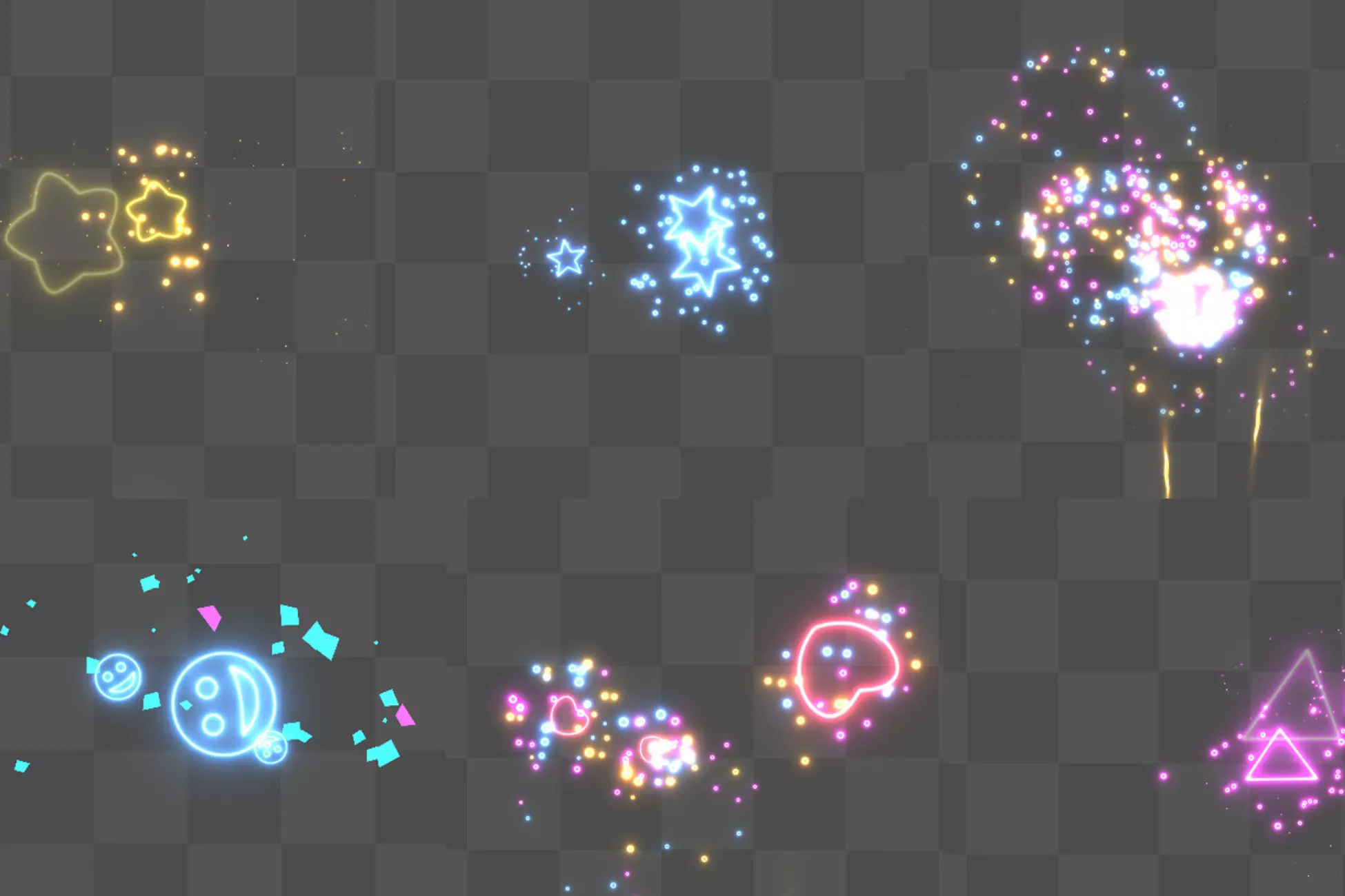 Раздача ассета фейервферков 2д Fireworks Effect 2D на Unity asset store ...